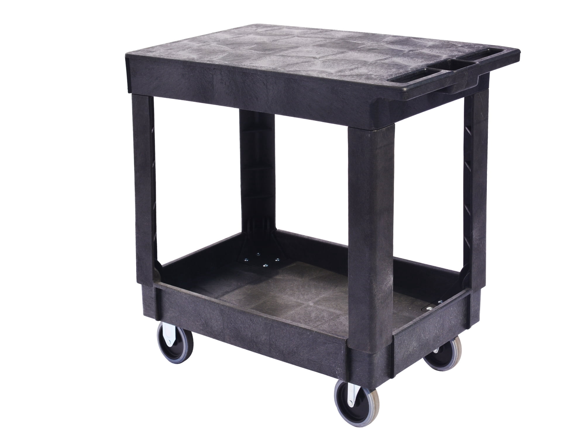Utility Cart, 500 lb. Load Cap. Flat top, Black - Walmart.com