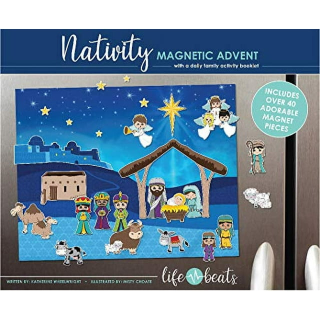 Lifebeats Nativity Magnetic Advent Calendar with a Daily Family ...