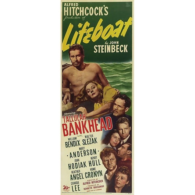 Lifeboat - movie POSTER (Insert Style A) (14" x 36") (1944) - Walmart.com
