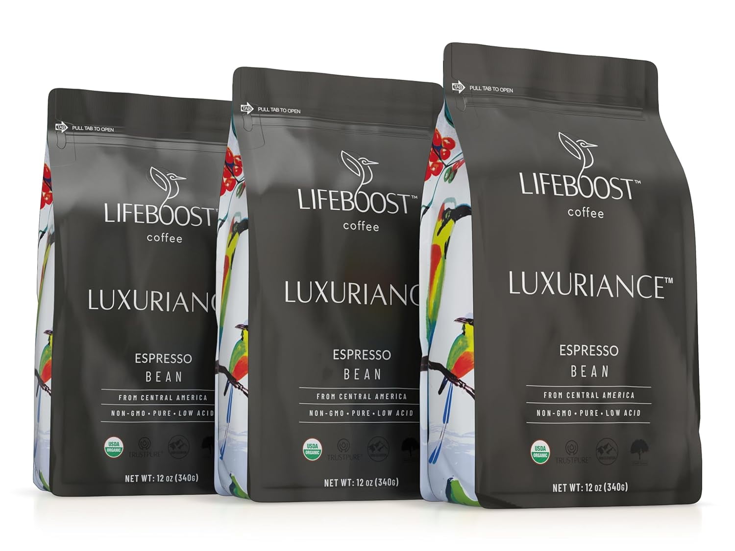 Lifeboost Coffee Espresso Whole Beans Coffee - Low Acid Single Origin USDA Organic Coffee - Non ...