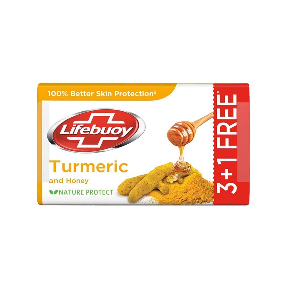 Lifebuoy Turmeric 100 Skin Protection Soap 125 g Pack of 4 - Walmart.com