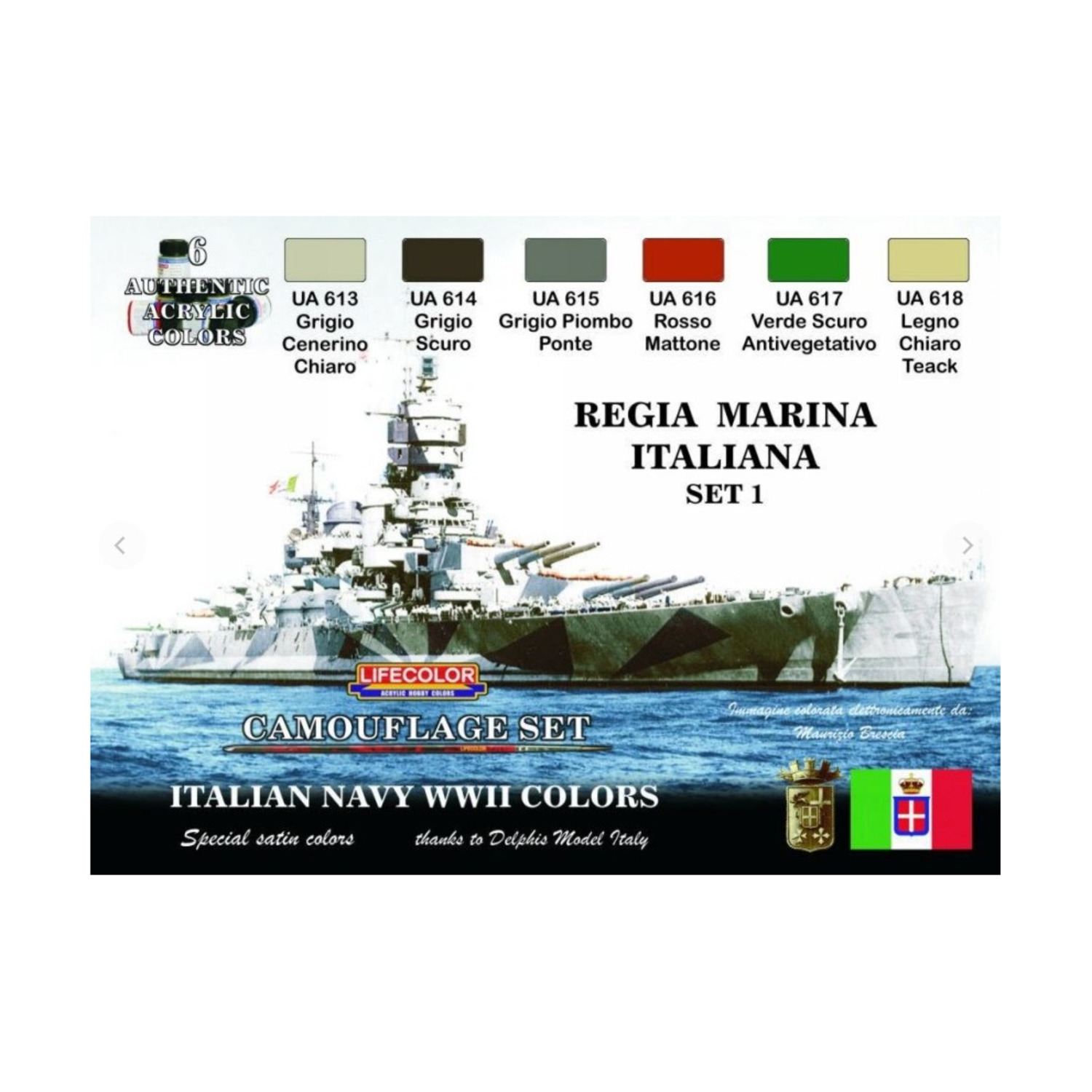 Lifecolor Italian Navy WWII Regia Marina New - Walmart.com