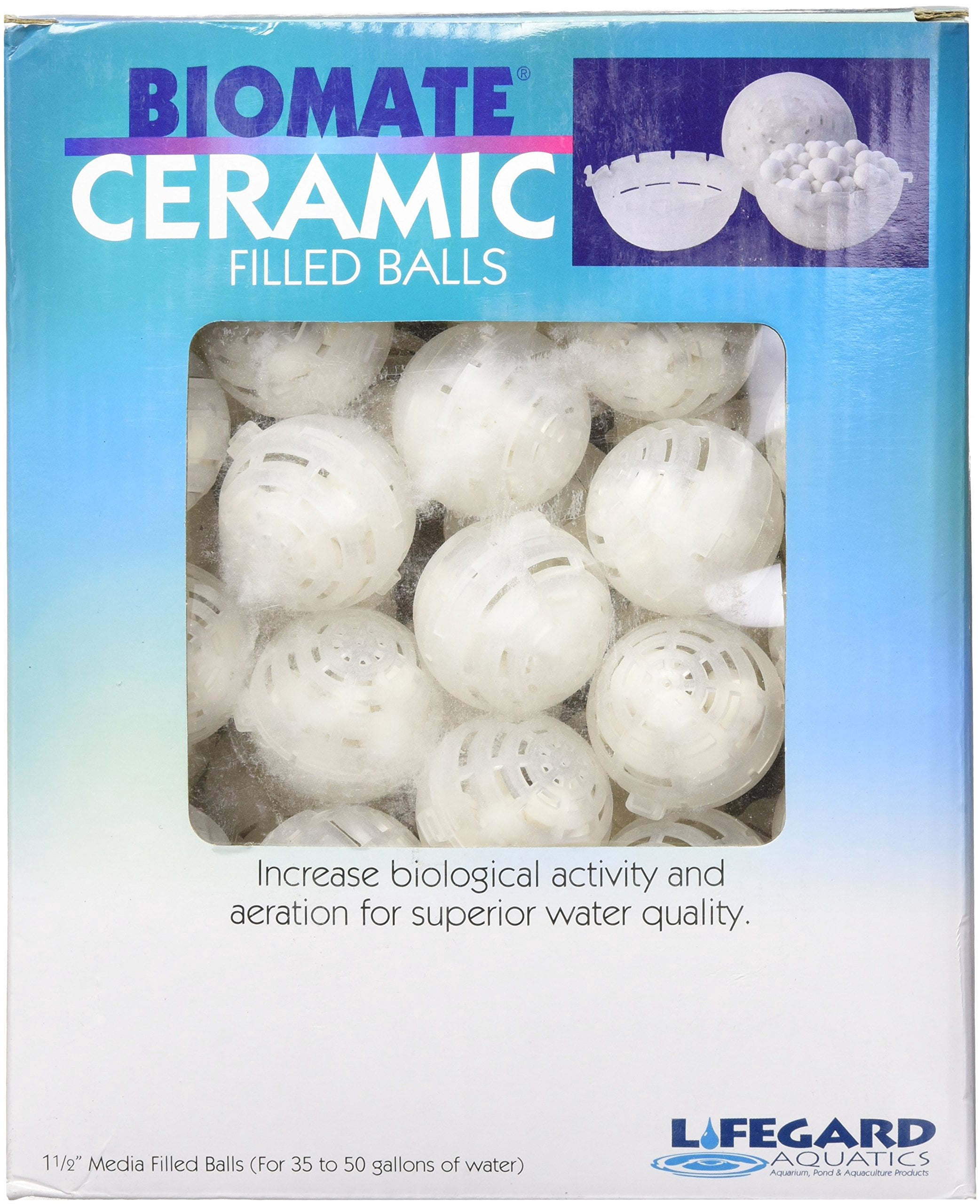Lifegard 1.5" Ceramic Bio-Mate Biological Filter Media - Walmart.com