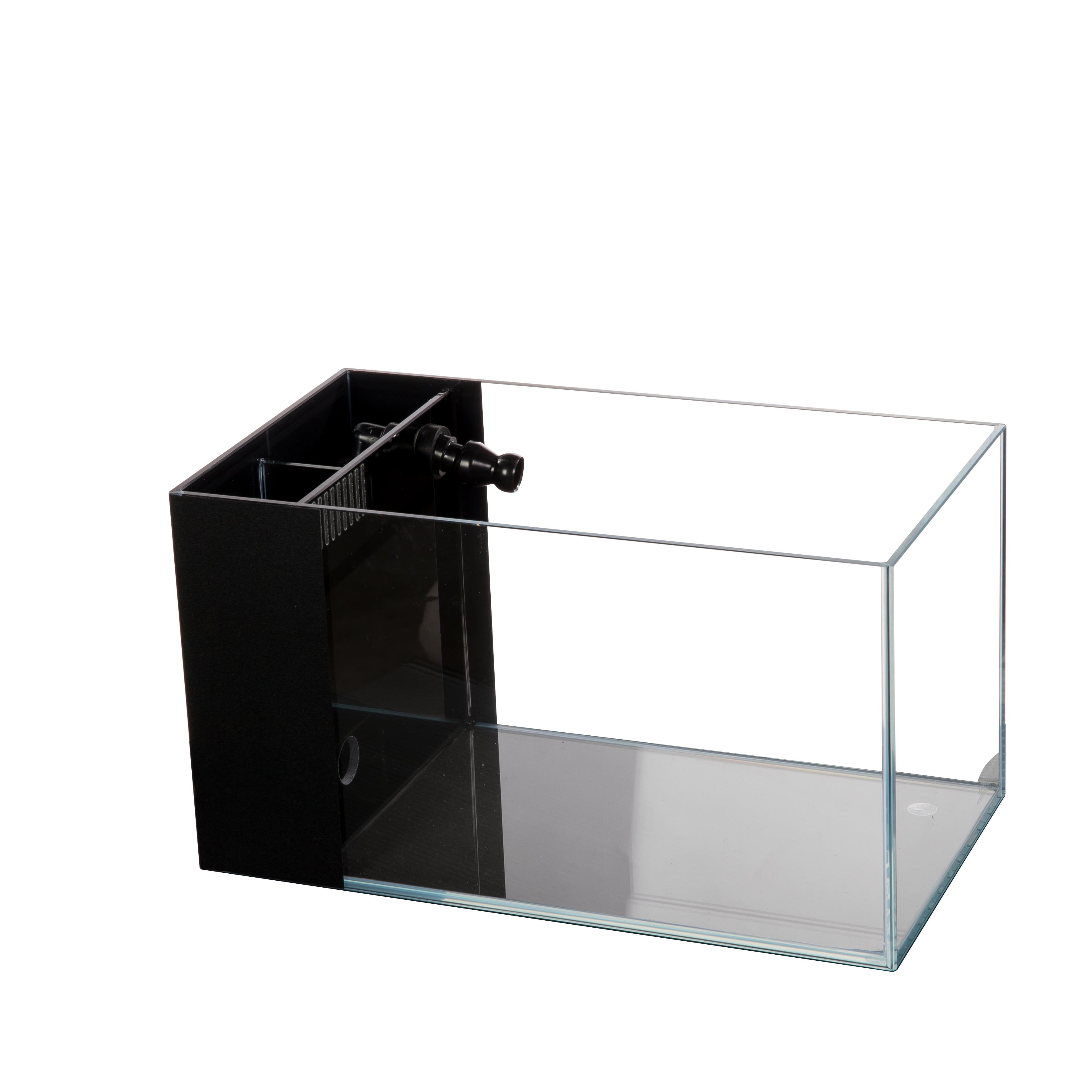 Lifegard Ultra Clear Crystal Aquarium, Large with Built-In Side Filter ...