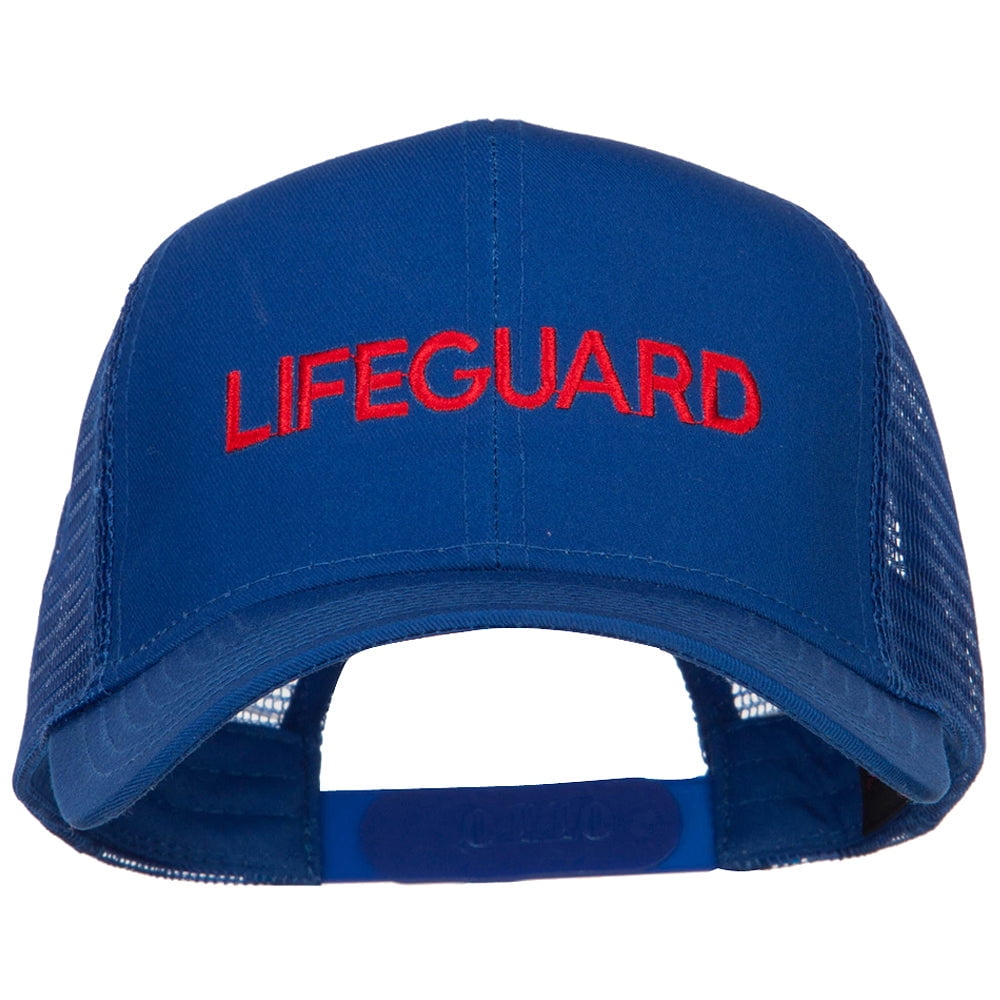 Lifeguard Embroidered Mesh Cap - Royal OSFM - Walmart.com