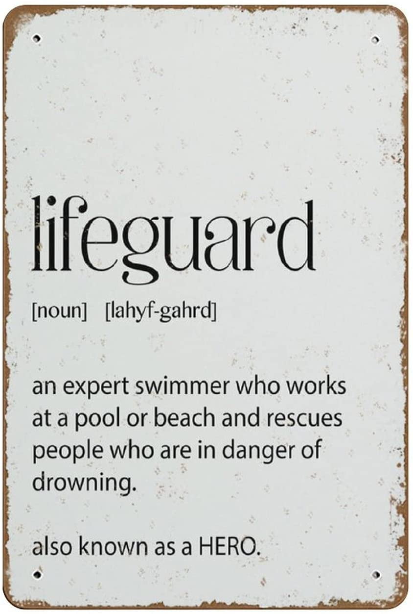 Lifeguard Gift Lifeguard Definition Lifeguard Present Lifeguard Wall ...