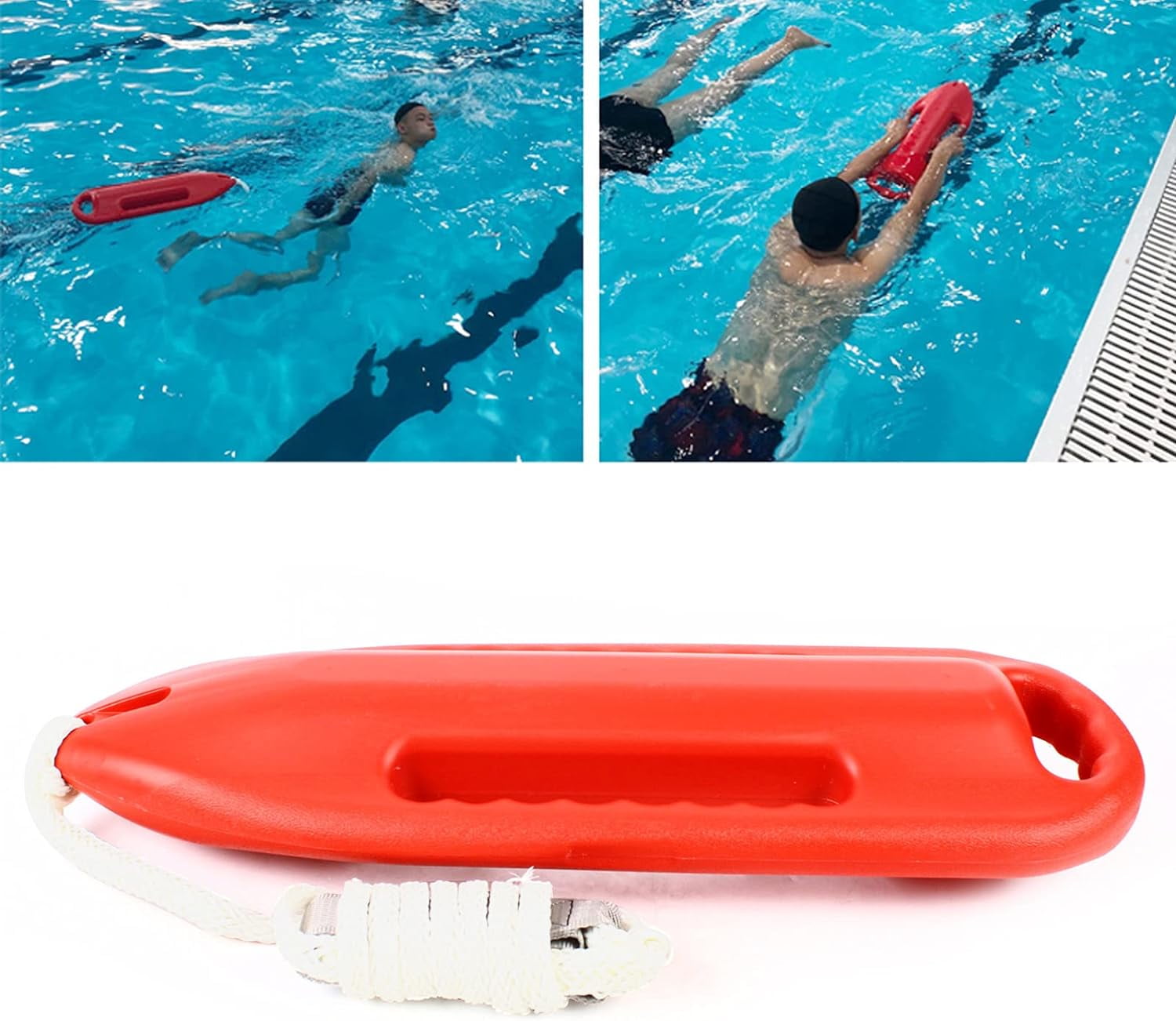 Lifeguard Rescue Tube 3 Handle Rescue Can Lifeguard Professional Guard Rescue Can Swimming Float ...