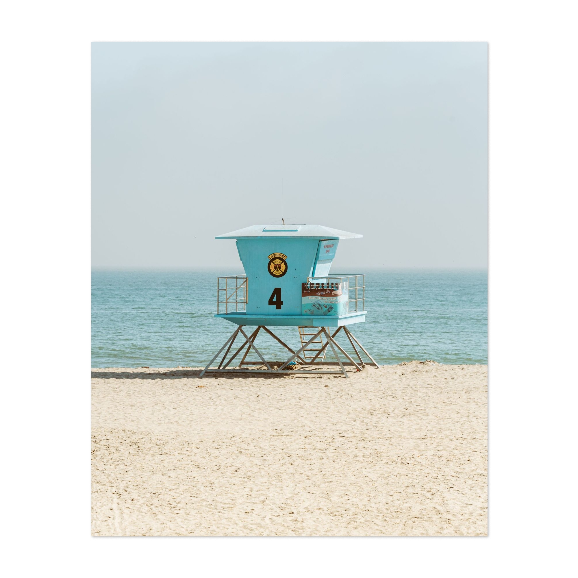 Lifeguard, Santa Cruz 03 - Santa Cruz California Photography Unframed ...