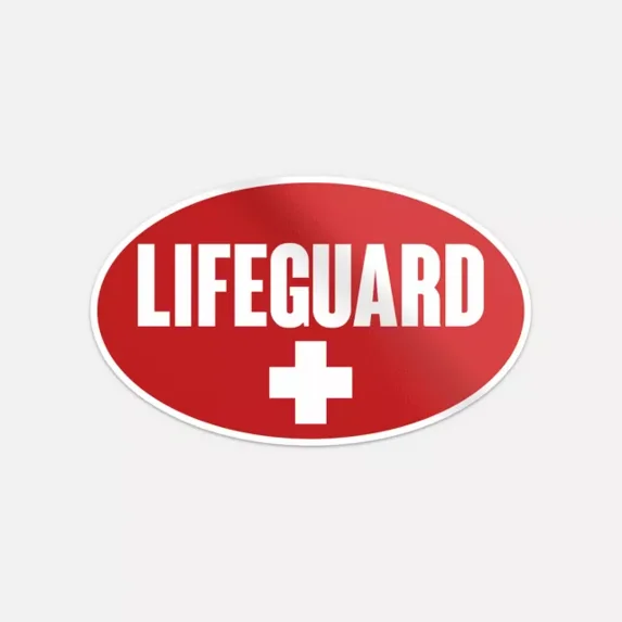 Lifeguard Sticker Phone Decal Water Bottle Stickers Car Decals, Laptop ...