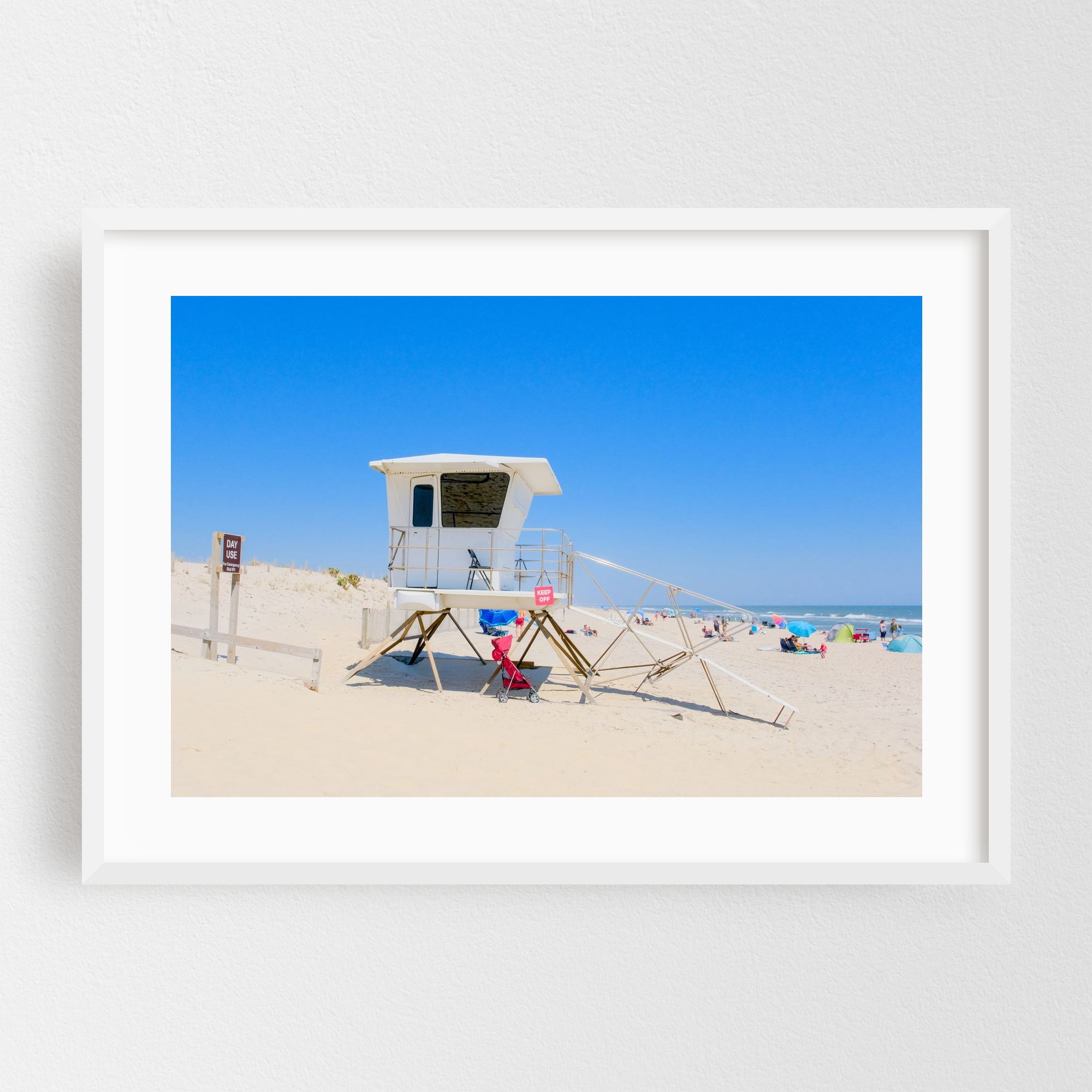 Lifeguard Tower at Assateague Island 05 - Photography Beach Coastal ...