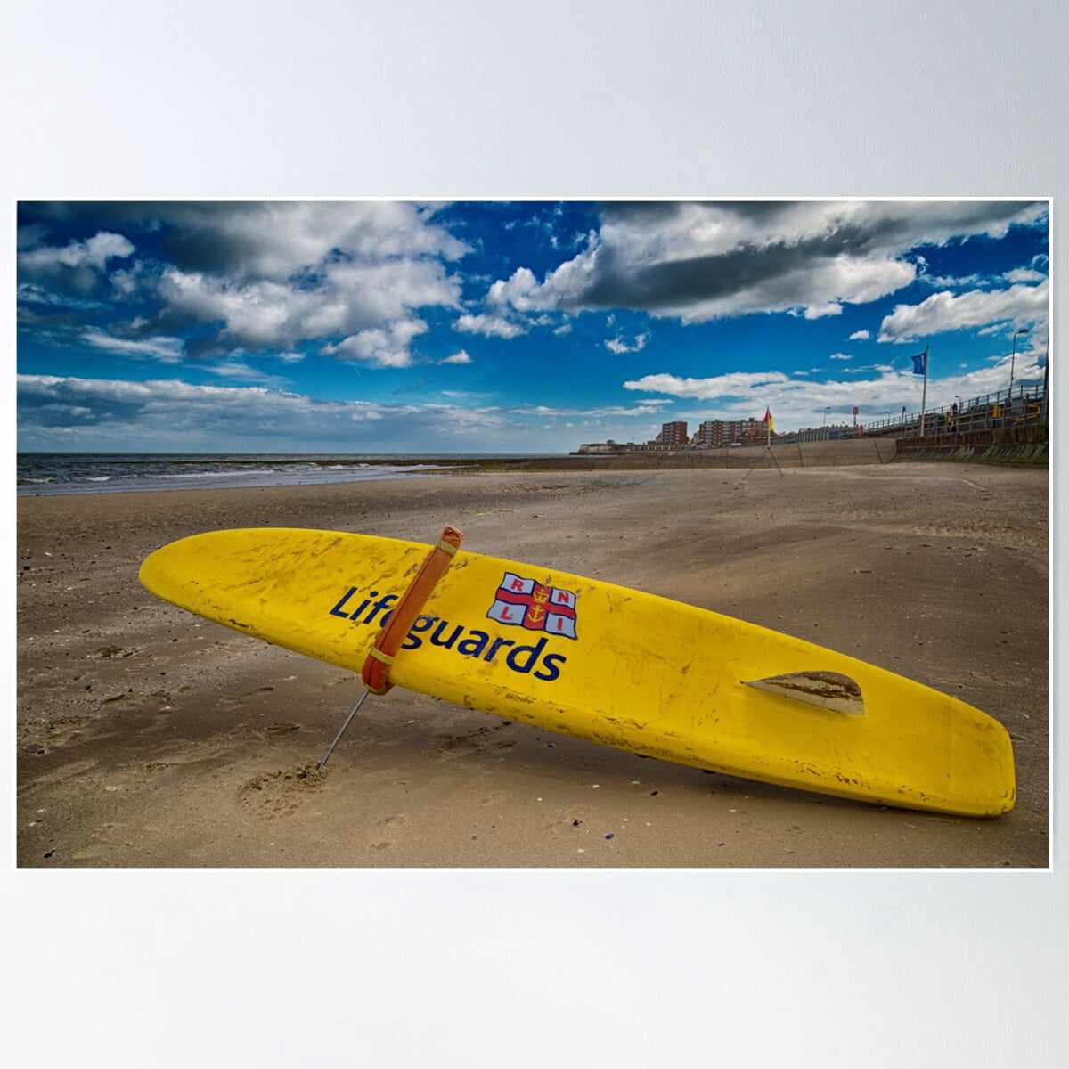 Lifeguards At Minnis Bay Poster Wall Art, Modern Wall Decor For Living ...
