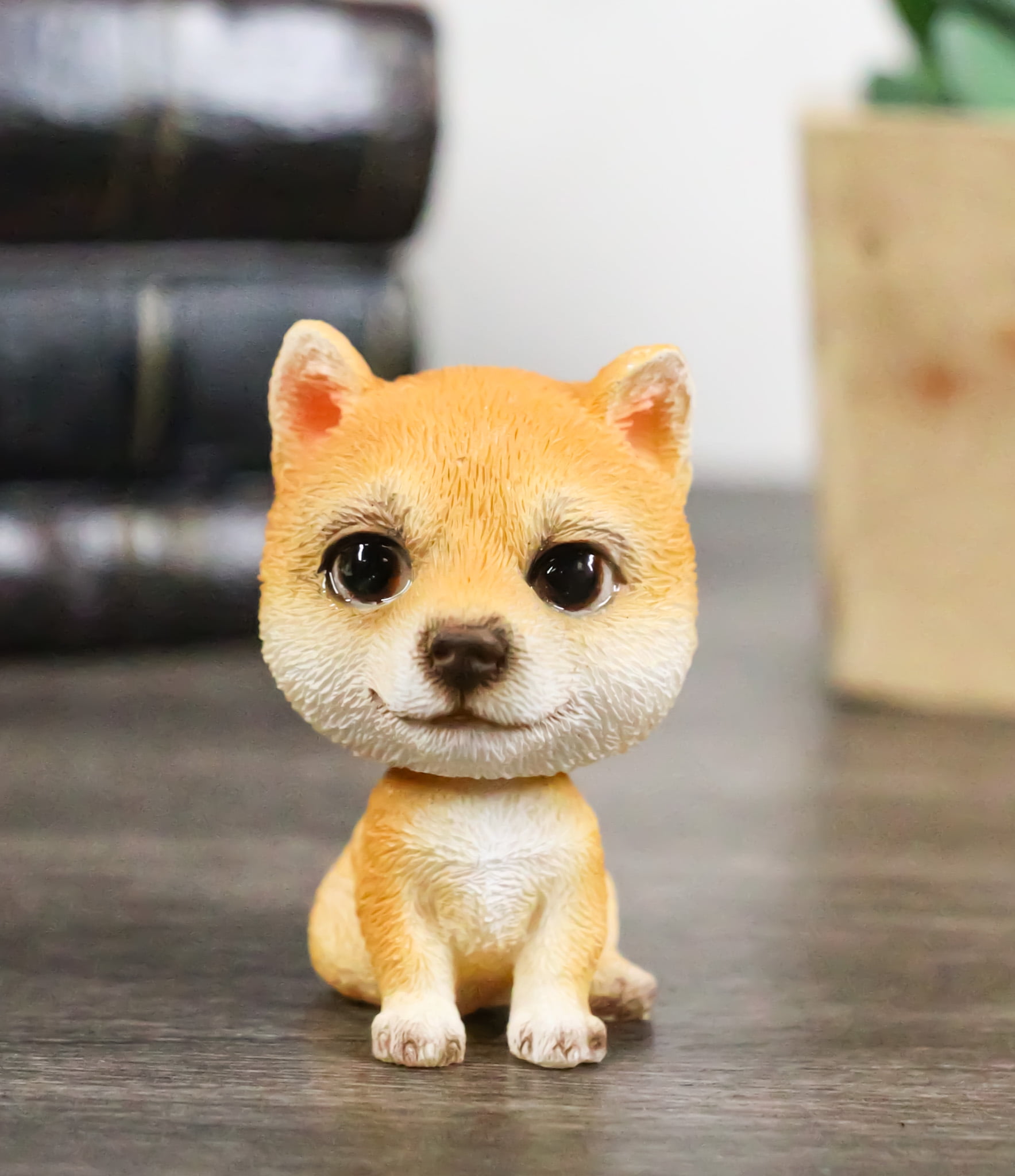 Lifelike Adorable Playful Japanese Shiba Inu Puppy Dog Mini Bobblehead Figurine - Walmart.com