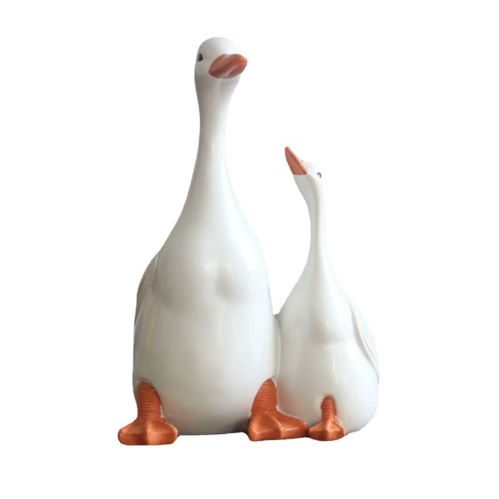 Lifelike Artificial Duck Ornament Set for Home and Garden Decor ...