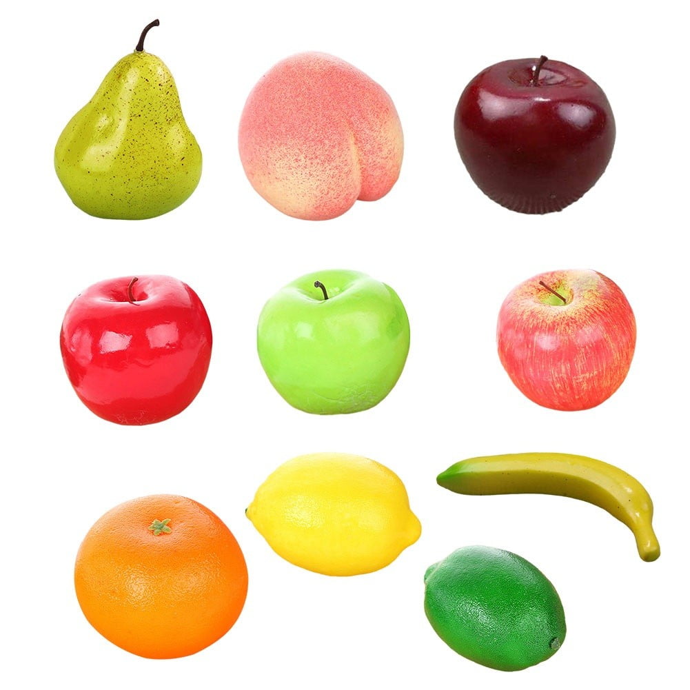 Lifelike Artificial Fake Fruit Fruits Peaches Lemon Market Party ...