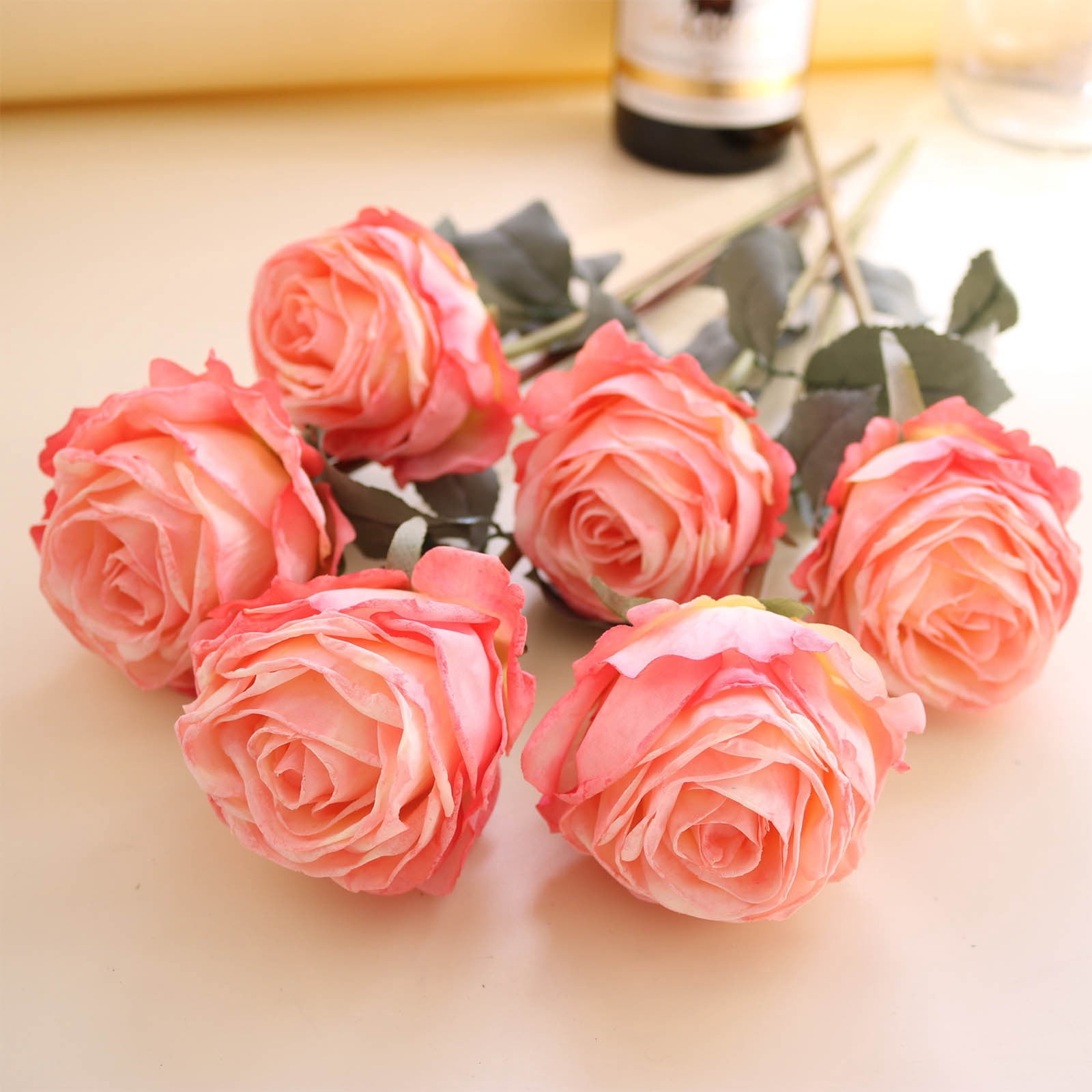 Lifelike Artificial Flowers Bouquet for Centerpieces, Wedding & Home ...