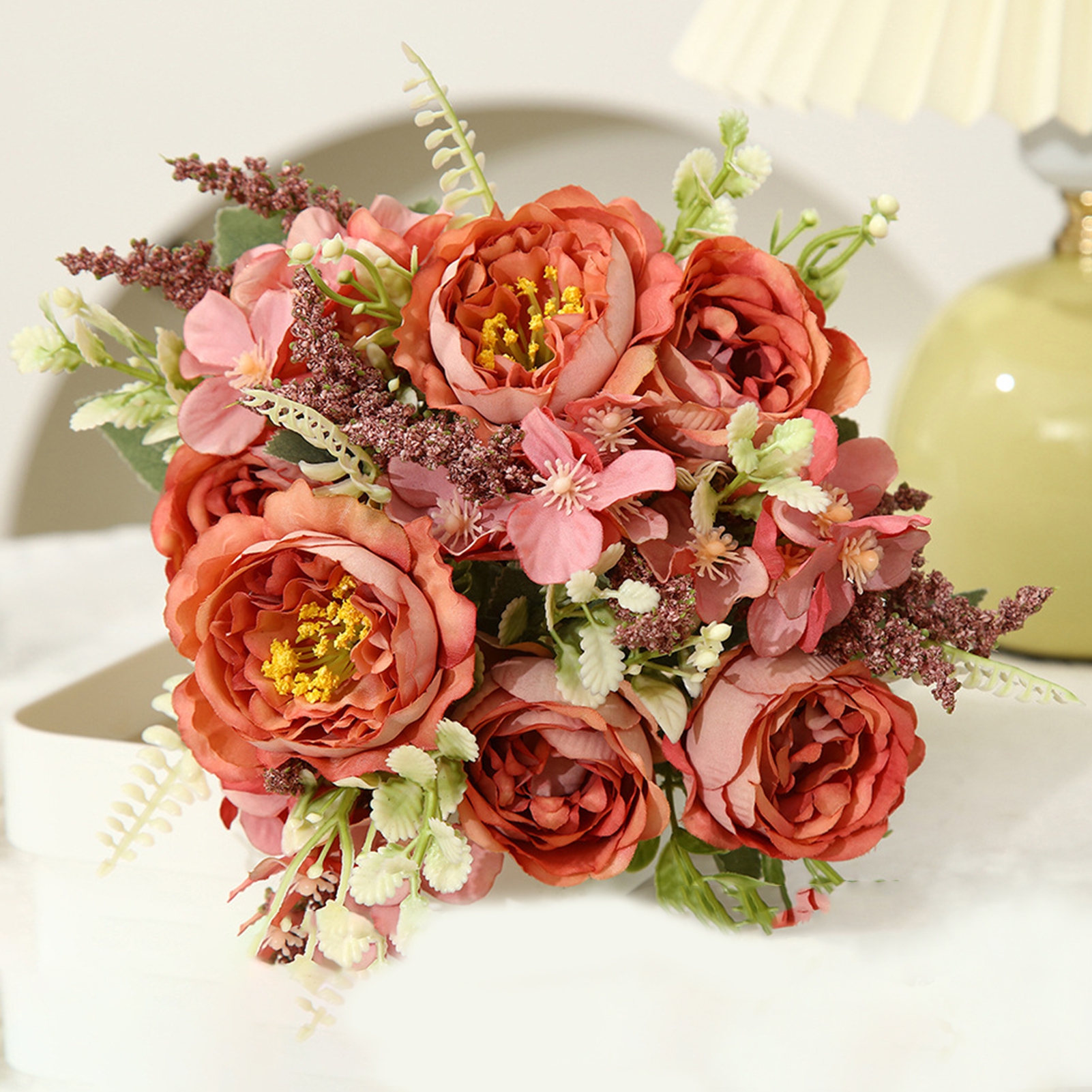 Lifelike Artificial Flowers Simulated Flower Artificial Peony Flowers ...