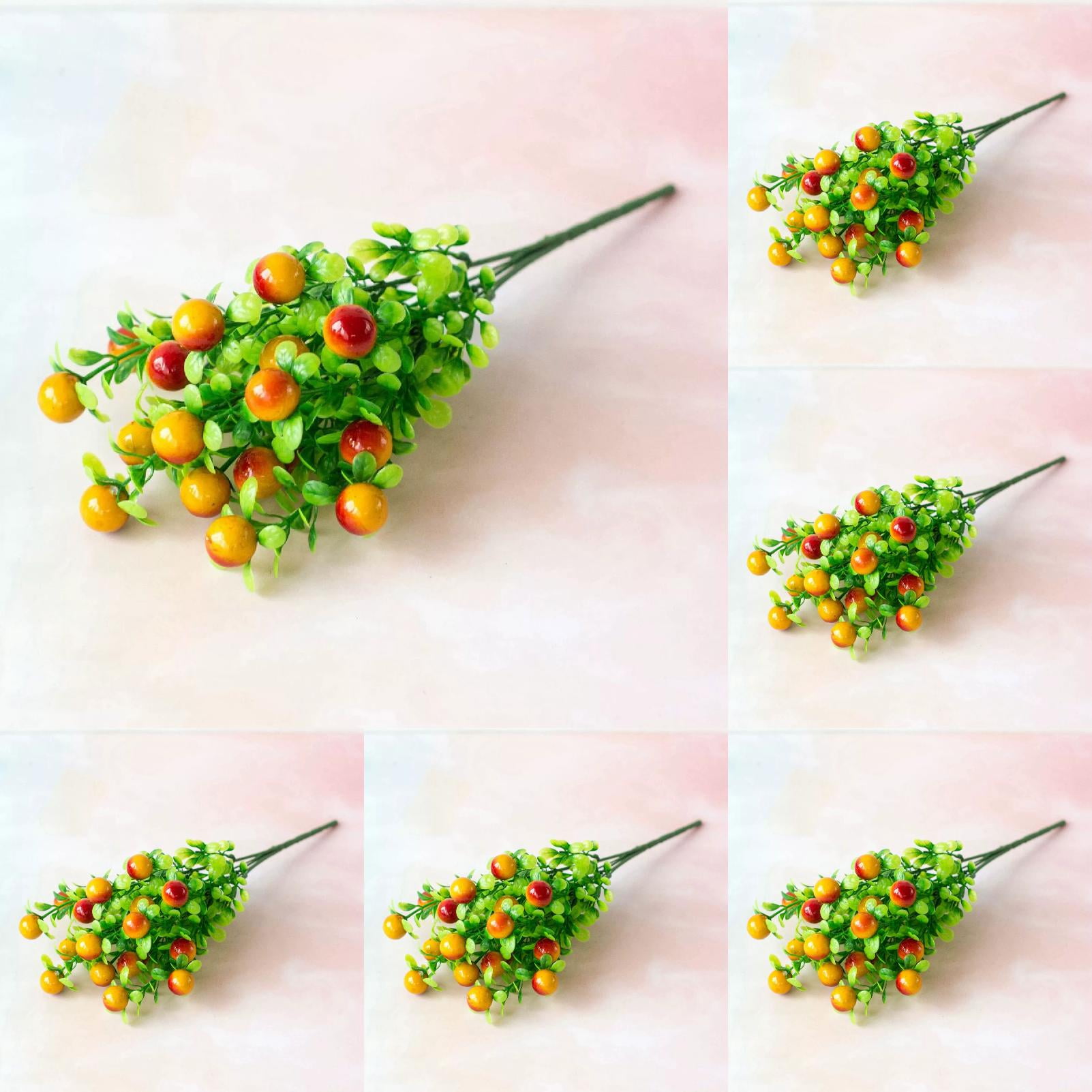 Lifelike Artificial Fruit Branches Decor Faux Fruit Props for Home ...