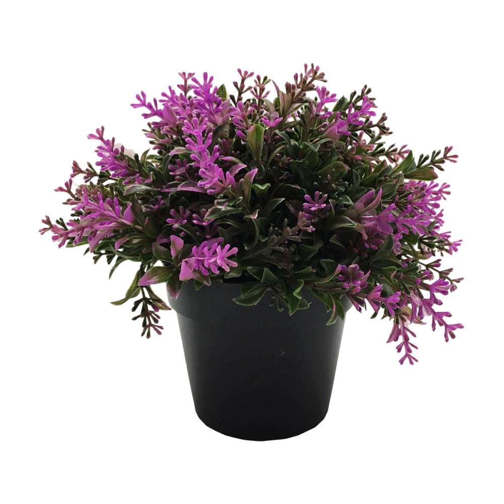 Lifelike Artificial Plants with Plastics Pots for Home & Office Décor ...