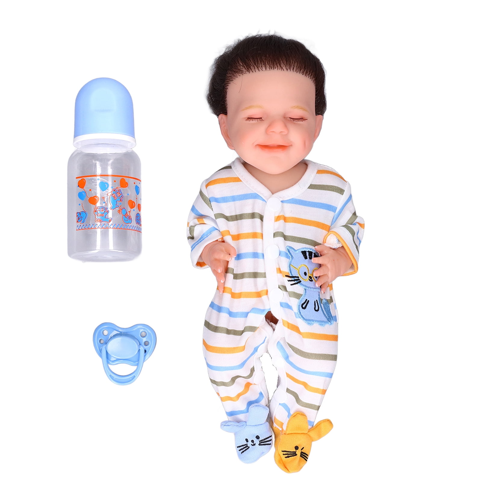 Lifelike Baby Doll 12 Inch Soft Silicone Newborn Infant Doll with ...