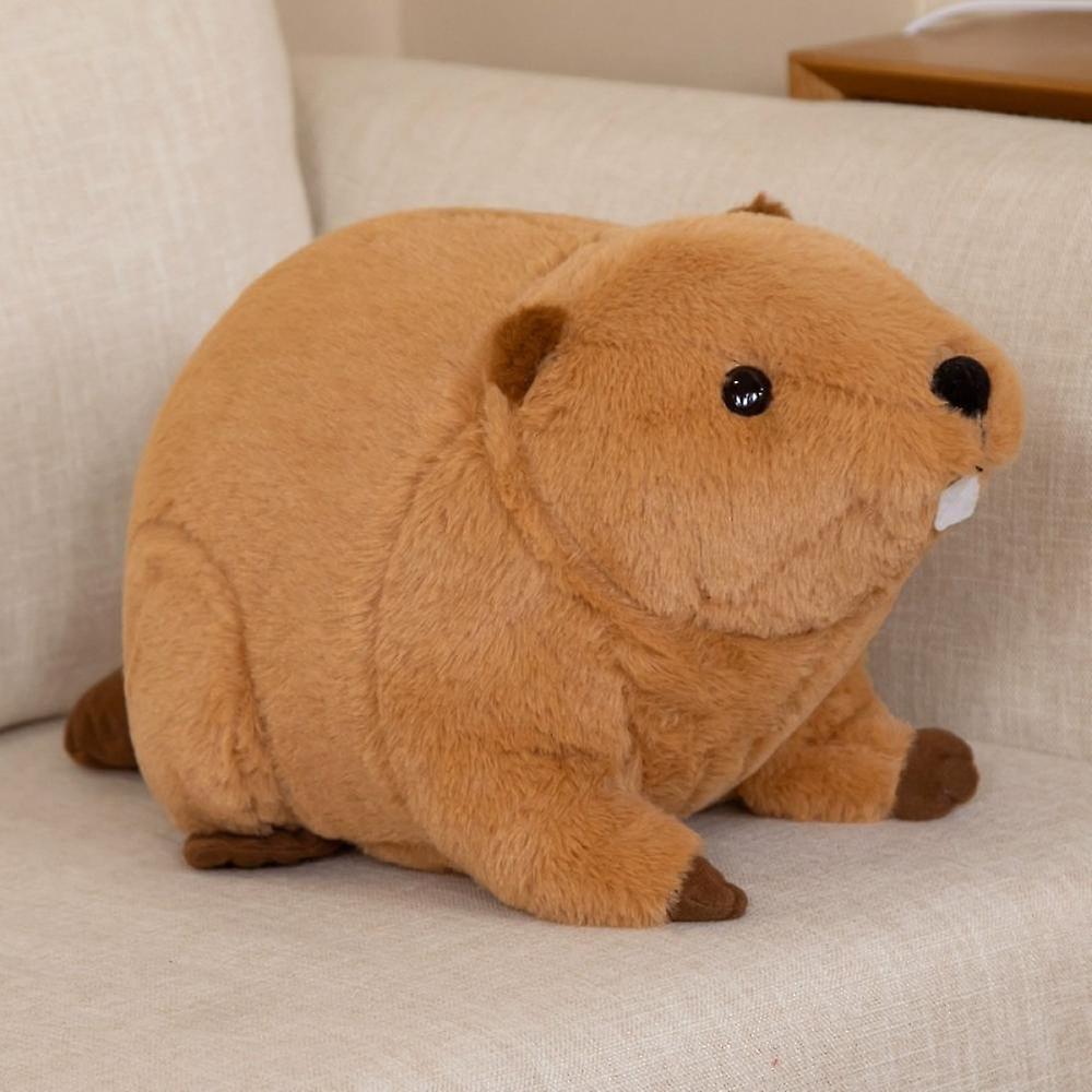 Lifelike Beaver Stuffed Animal with Big Front Teeth Animated Plush Toy ...