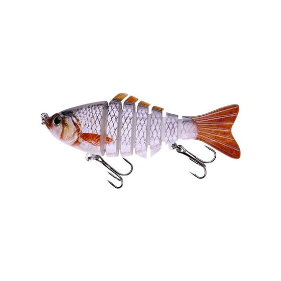 Lifelike Bionic 3D Fishing Lure - 3.8in, 14.5g Realistic Hook Bait for ...