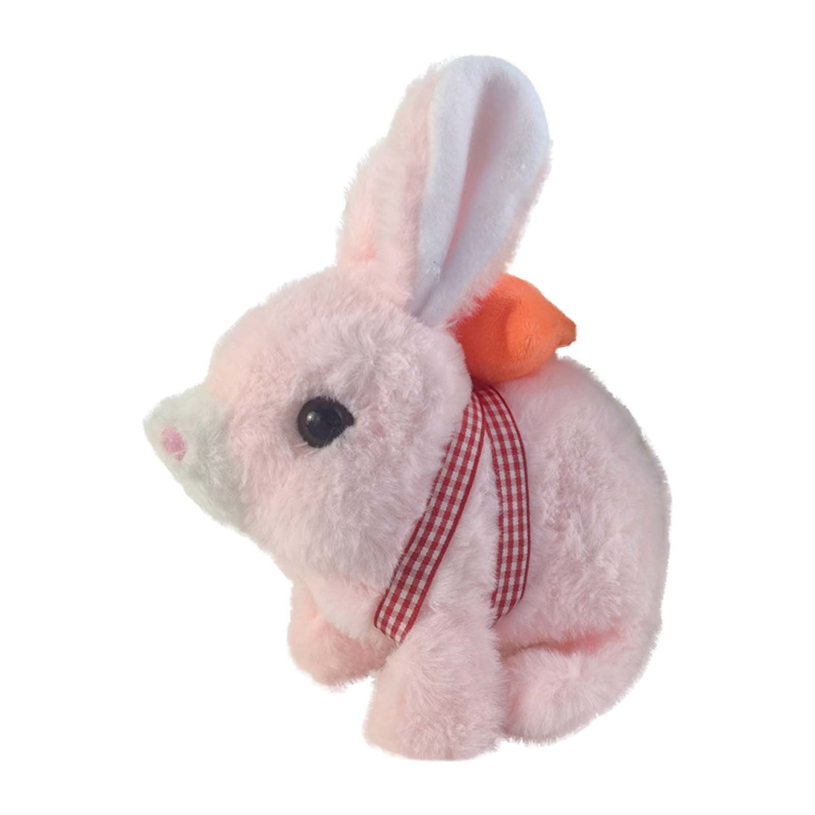Lifelike Bunny Toy Interactive Realistic Moving Ears Jumping Twitching ...