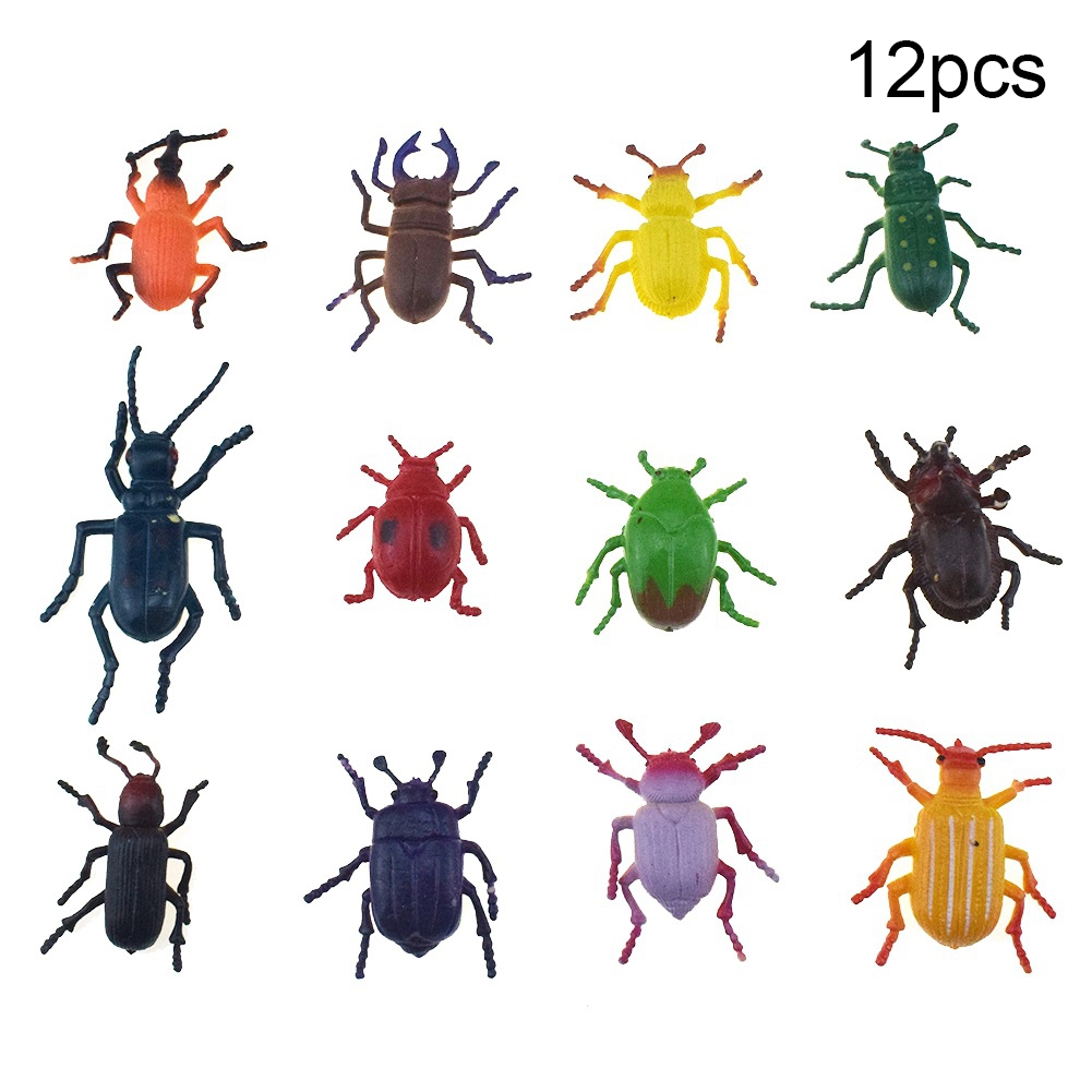 Lifelike Cricket Ladybugs Wild Insects Model Prank Trick Prop Kid Toy ...