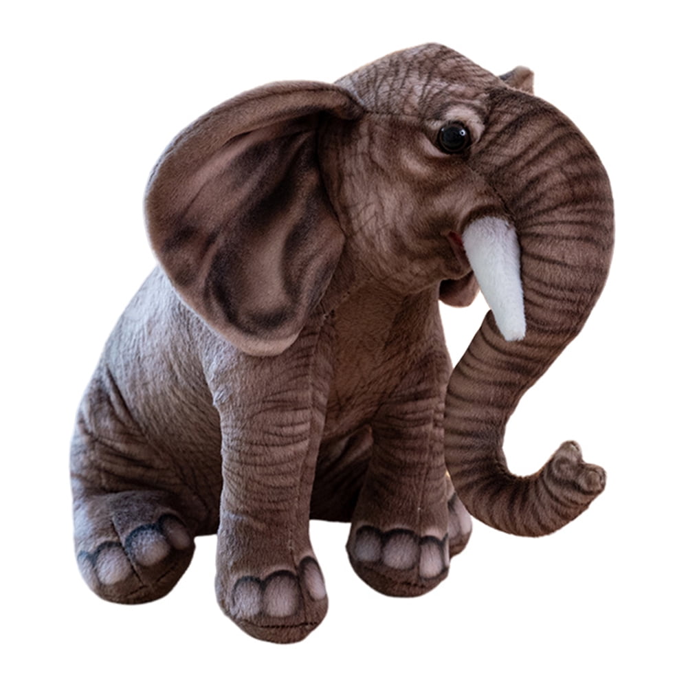 Lifelike Elephant Plush Toy Super Gentle Stuffed Elephant Pillow for ...