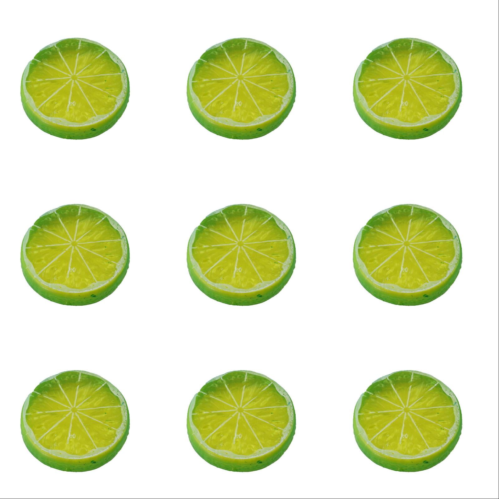 Lifelike Fake Lemon Slices Artificial Fruit Decor Realistic Plastic ...