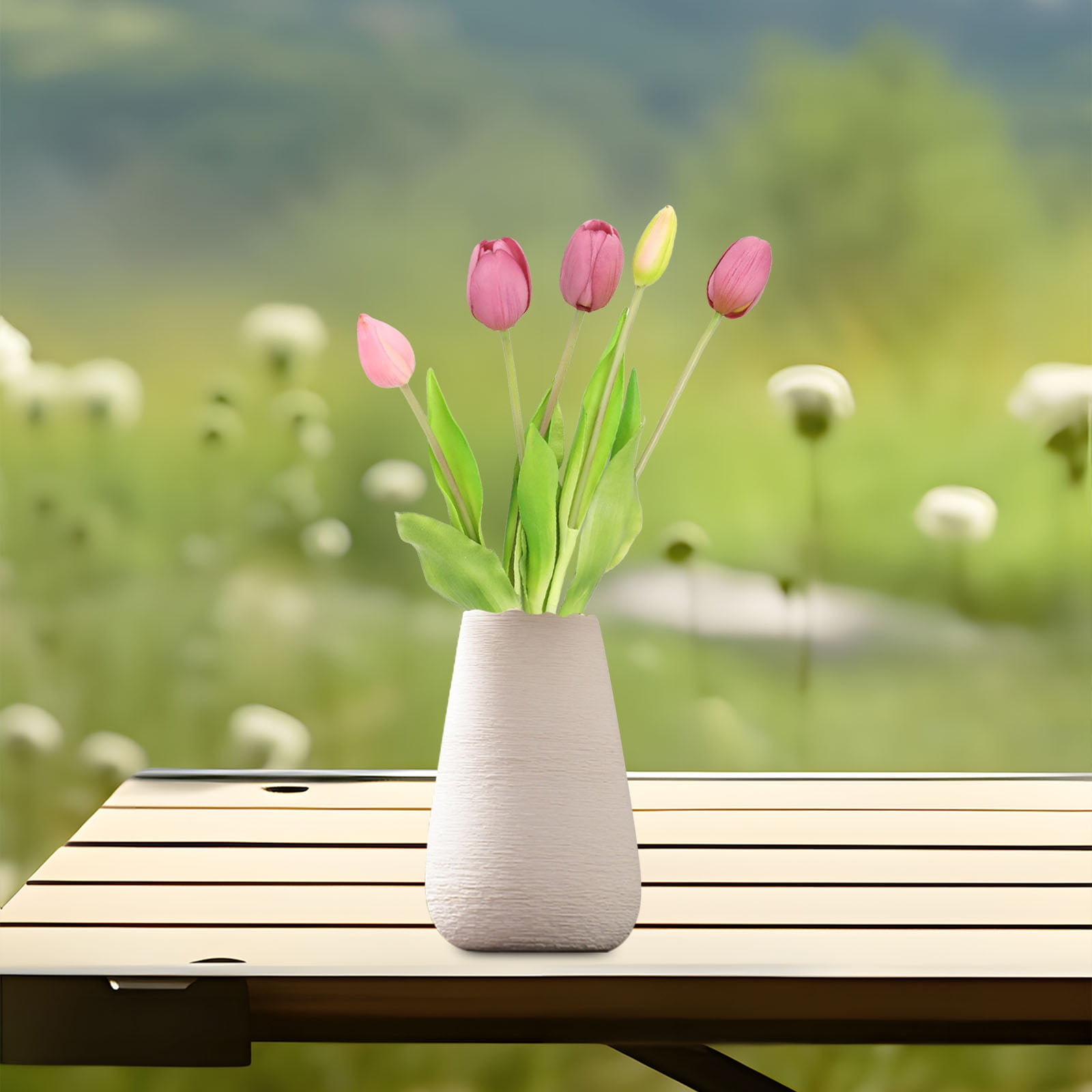 Lifelike Flower Bouquet - High-Quality Silk/, Low Maintenance ...