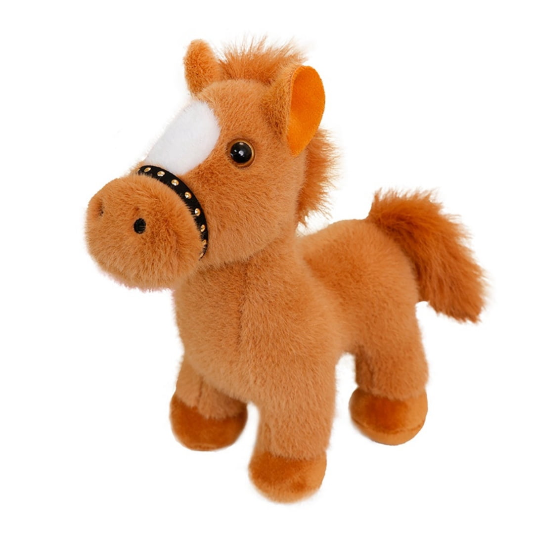 Lifelike Horse Stuffed Animal Plush Toys Super Realistic Pony Plush ...