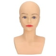 Lifelike Mannequin Display Head Manikin Cosmetology Doll Head Mannequin Head With Shoulder