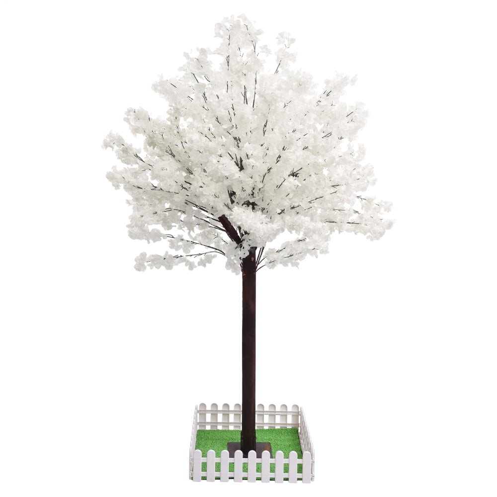 Lifelike Pink & White Artificial Sakura Tree - 150cm/180cm Tall Holiday ...