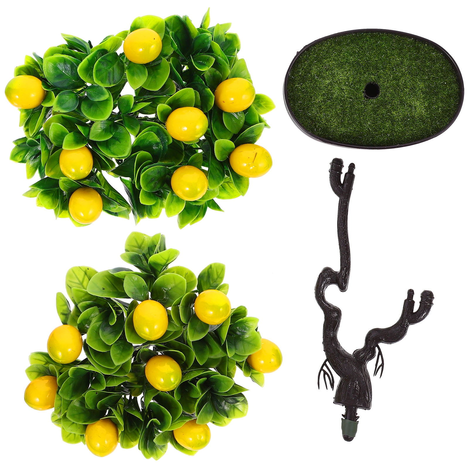 Lifelike Potted Fruit Tree Decor Table Centerpiece Bonsai Decoration ...