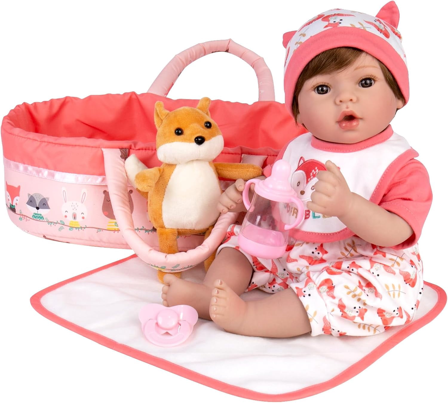 Lifelike Reborn Baby Doll- 18 inch Realistic Newborn Baby Dolls, Real ...