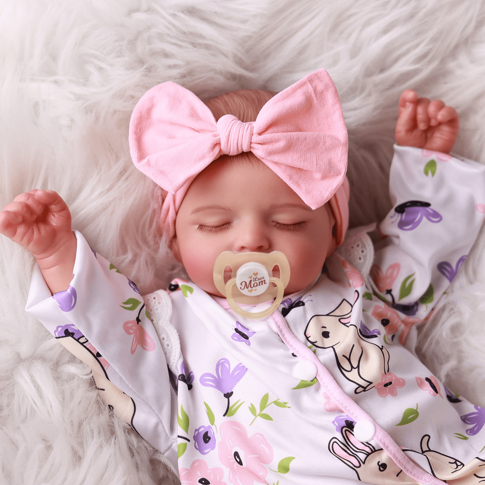 Lifelike Reborn Baby Dolls 17 inch Newborn Baby Dolls Soft Body Real ...