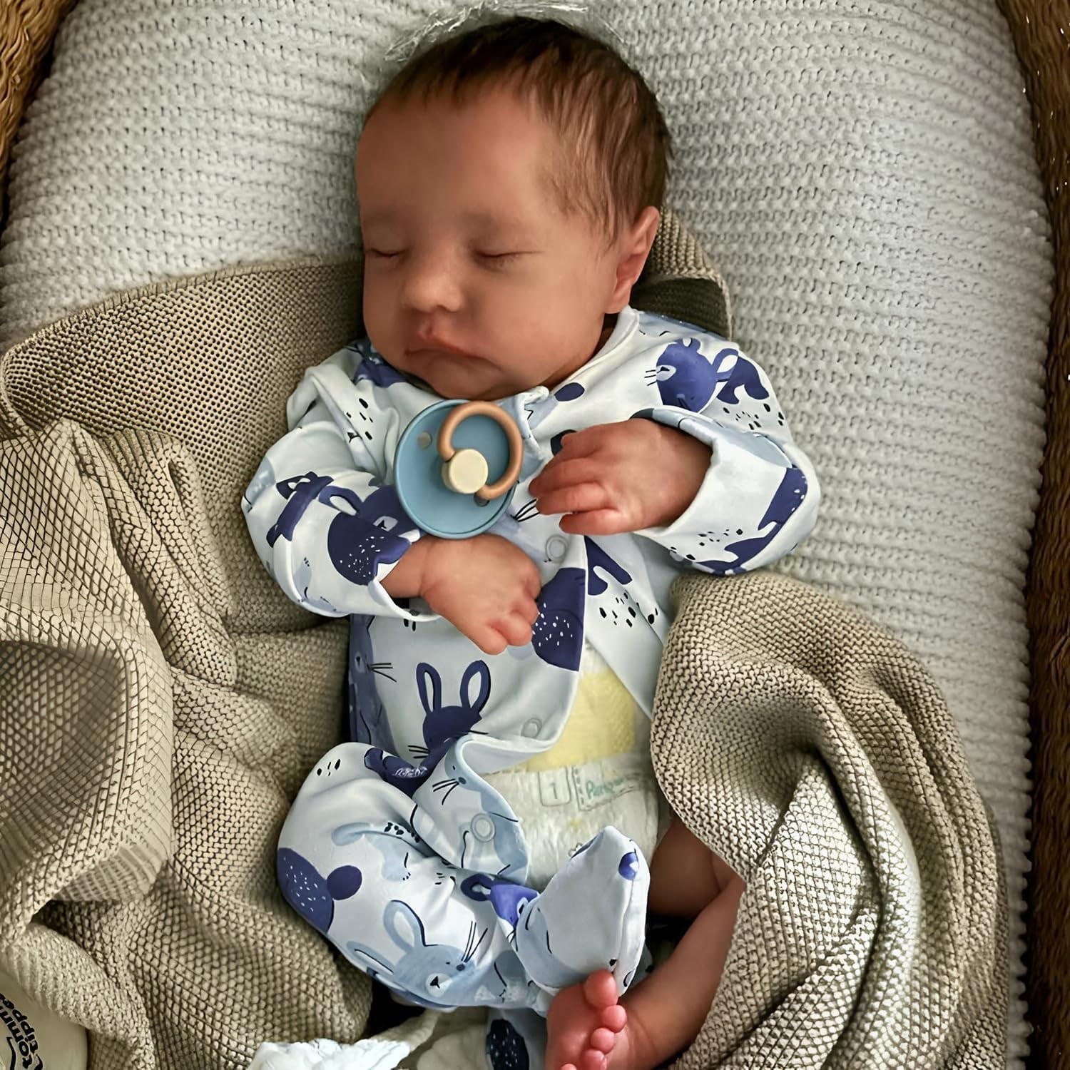 Lifelike Reborn Baby Dolls-18 inch Sleeping Realistic Newborn Baby ...