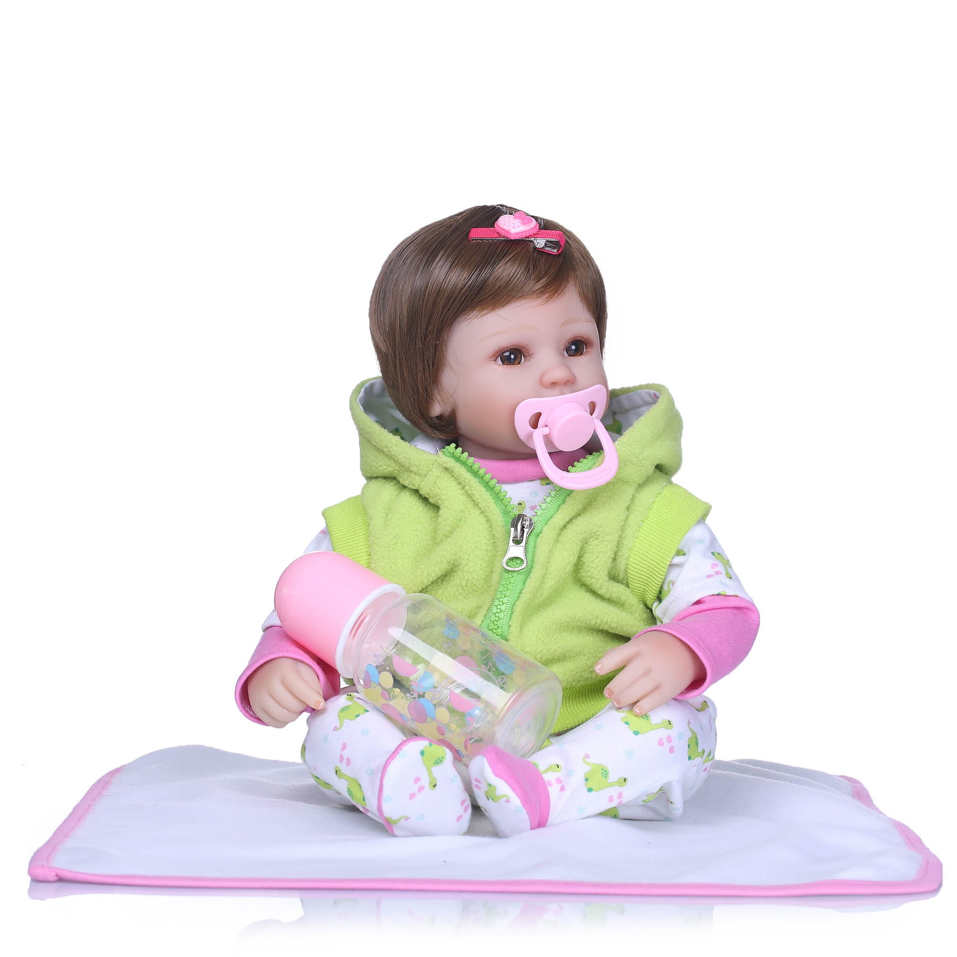 Lifelike Reborn Baby Dolls Soft Body 19 Inch Realistic Newborn Baby ...