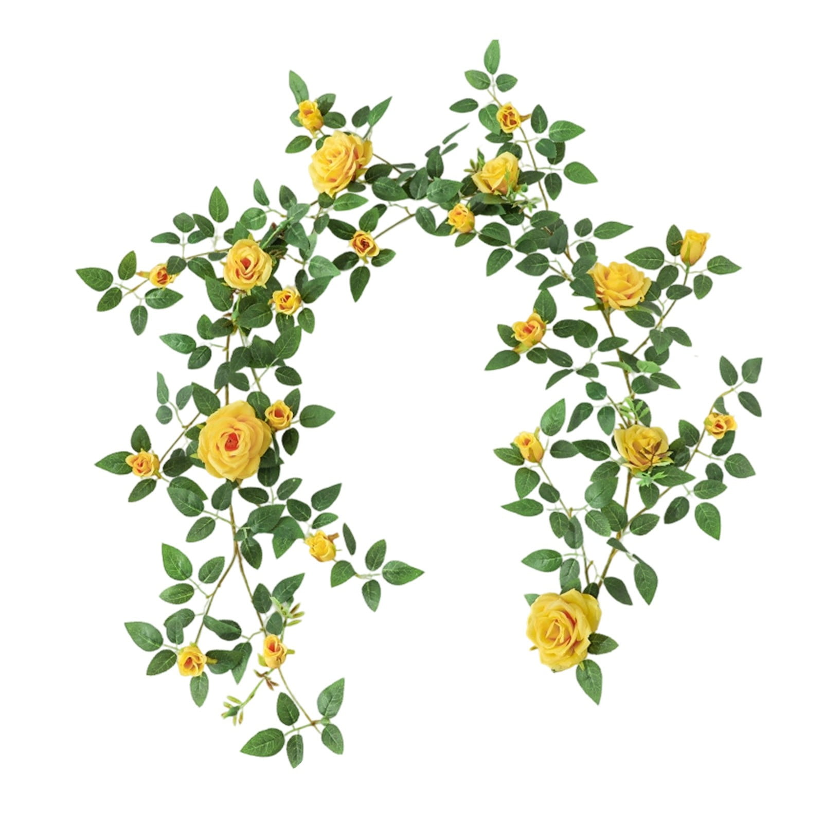 Lifelike Rose Vine for Wall Window Doorway Event Display and Decoration ...