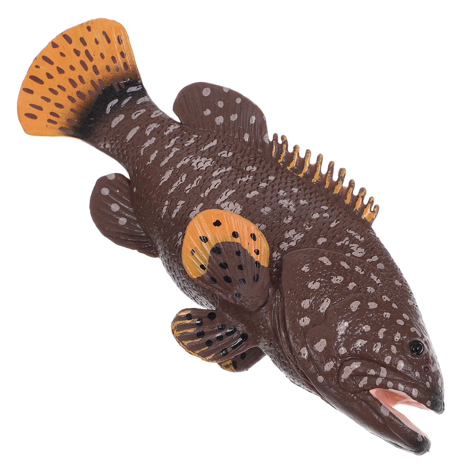 Lifelike Simulation Fish Model Recognition Grouper Cake Topper Marine ...