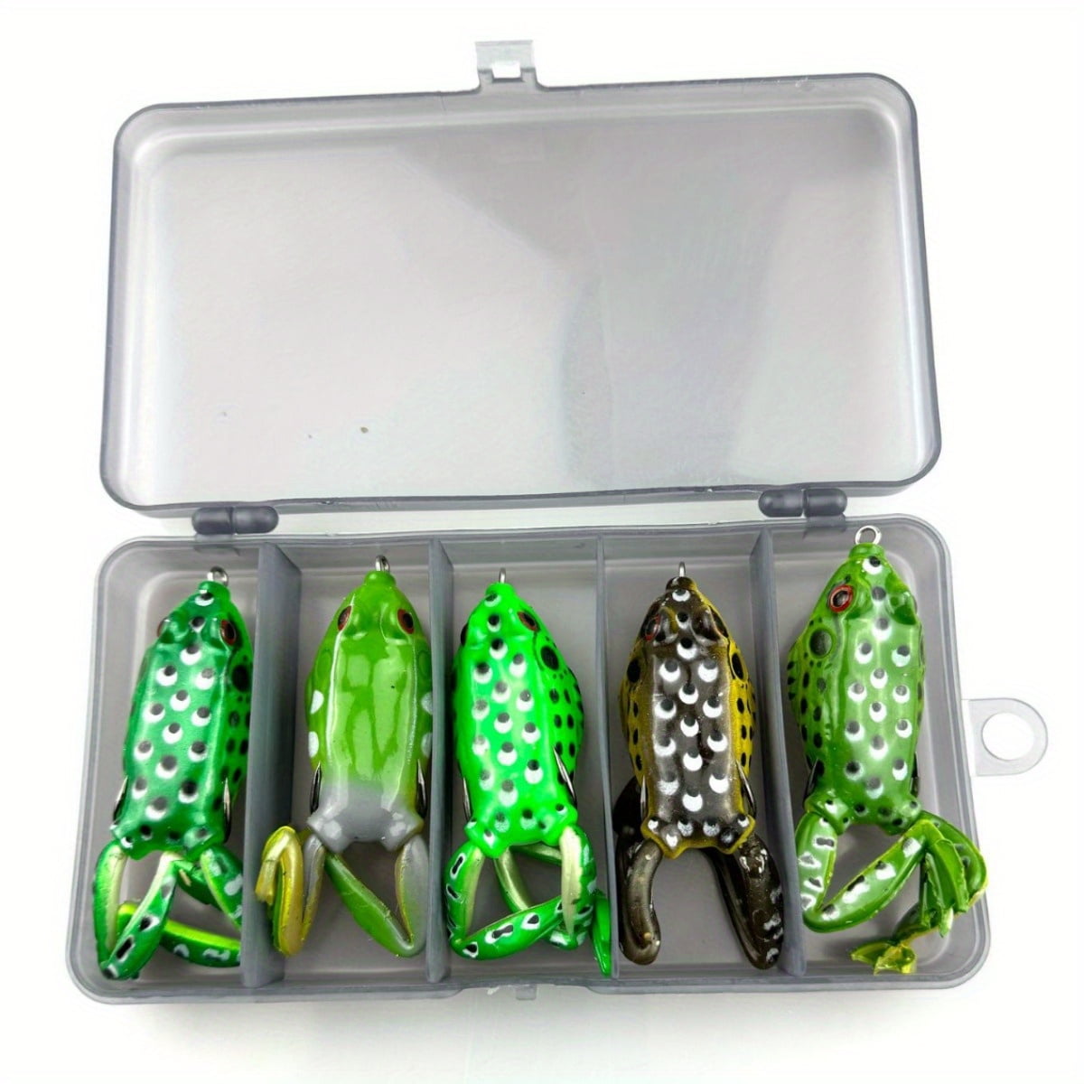 Lifelike Soft Plastic Toad Topwater Tackle - Jumping Soft Frogs Fishing ...