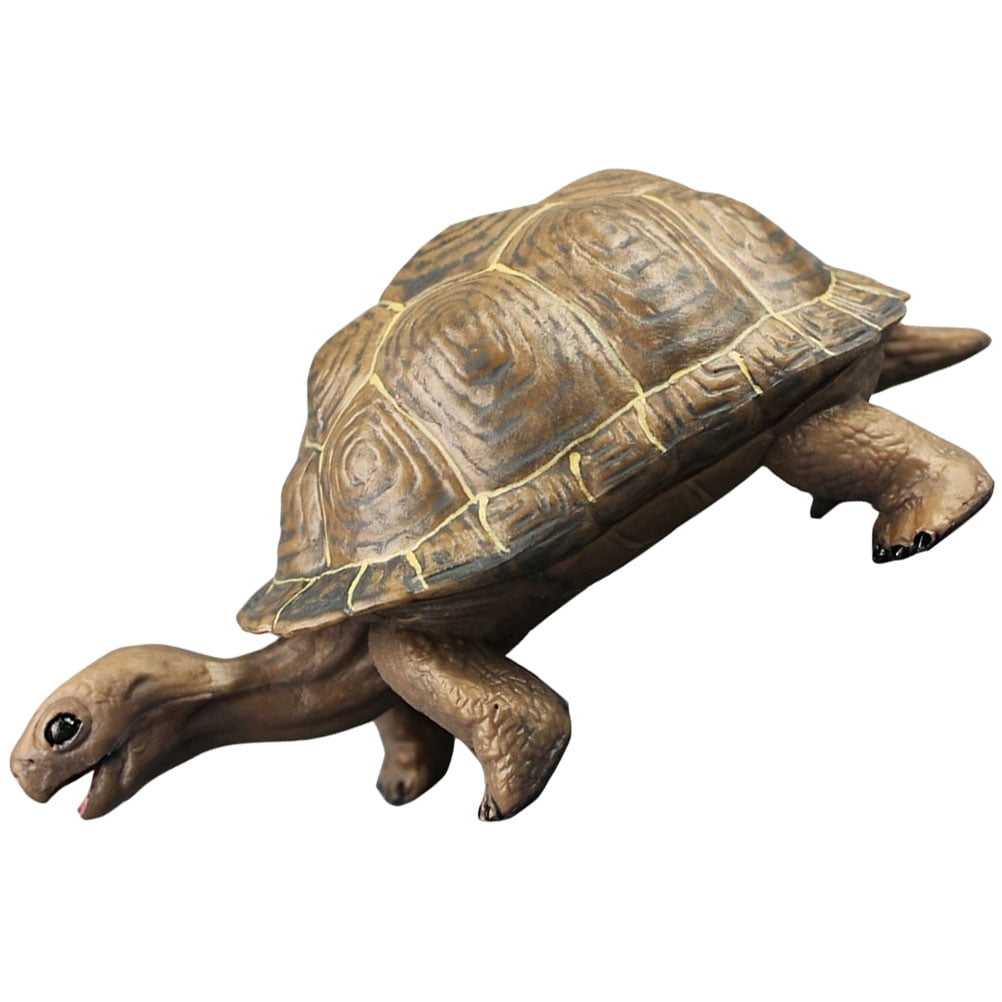 Lifelike Tortoise Model Plastic Turtle Figurine Decorative Tortoise ...