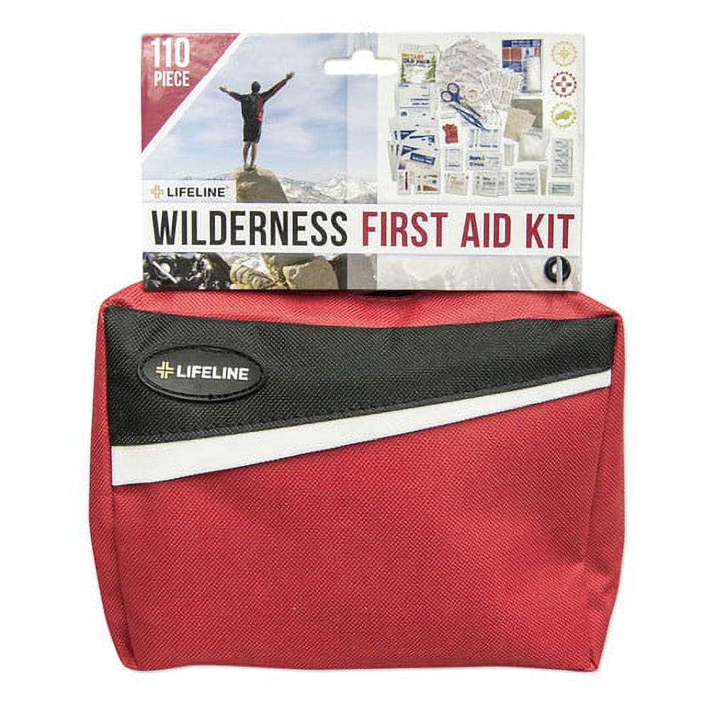 Lifeline 110 Piece Wilderness Pack First Aid Kit - Walmart.com