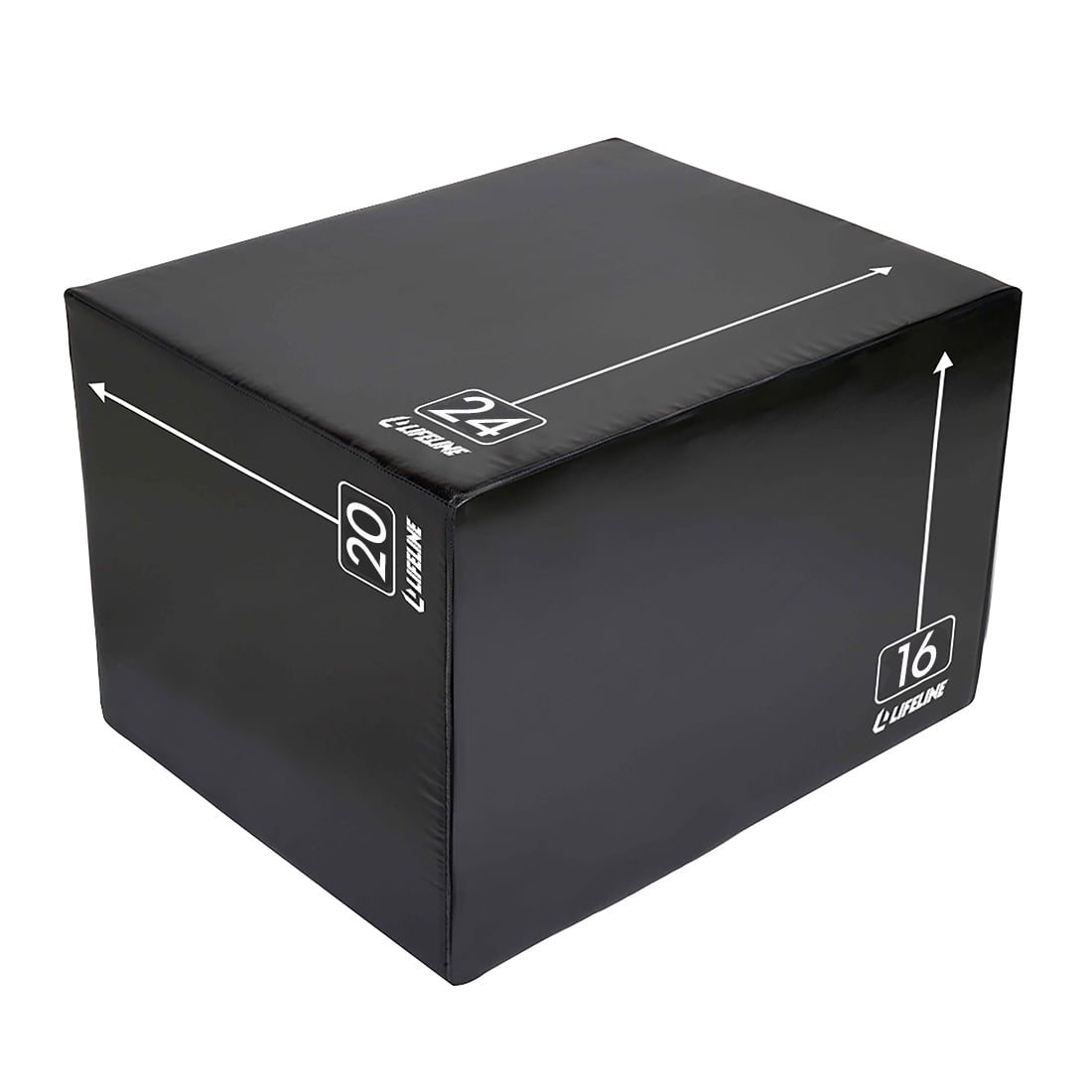 Lifeline Fitness 3-in-1 Foam Plyo Box Set - 16", 20", 24" Surfaces ...