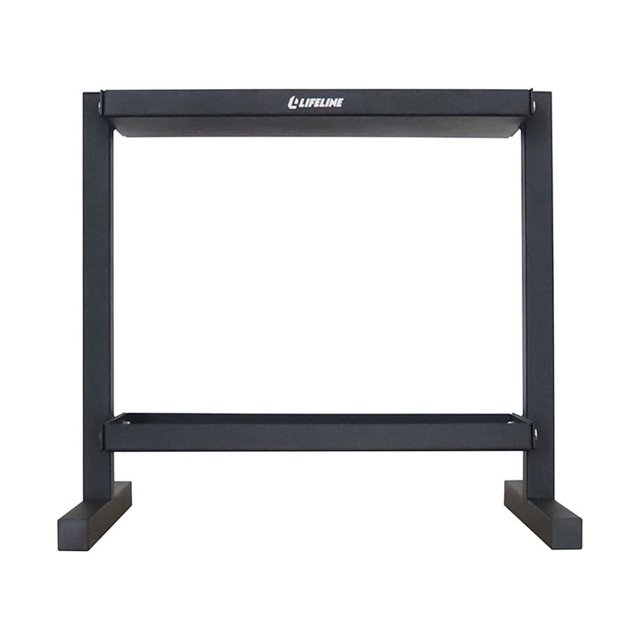 Lifeline Fitness Kettlebell Storage Rack - Two Tiers With 500lb ...