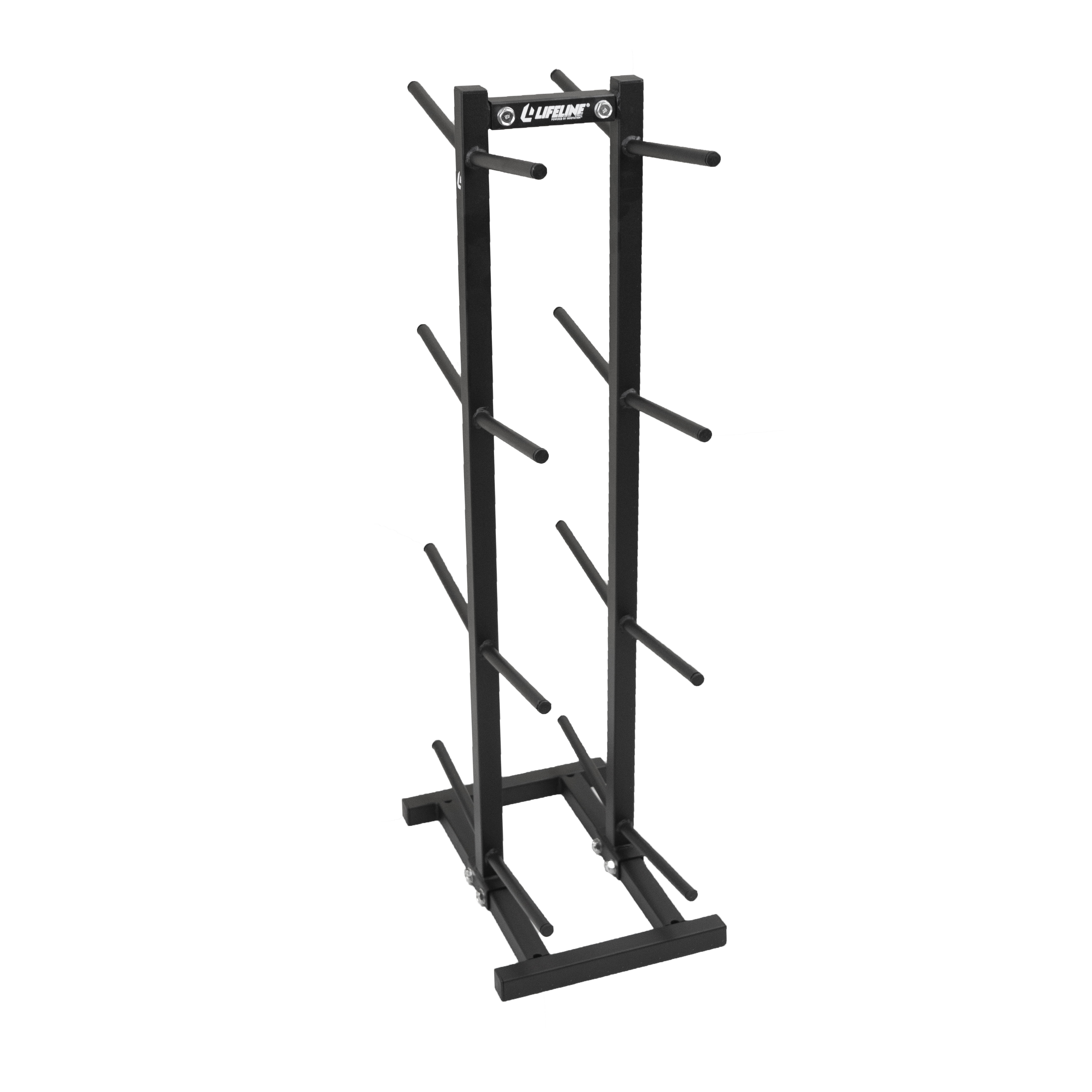 Lifeline Fitness Slam Ball Rack – Vertical 8-Tier Organizer for ...