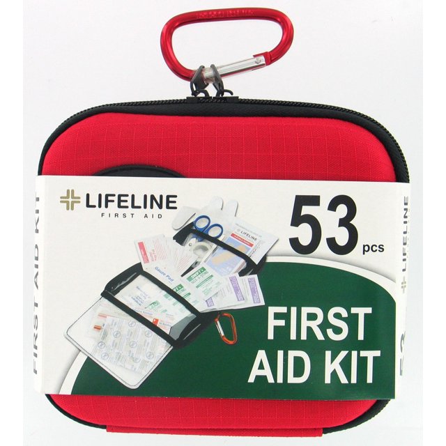 Lifeline Med Hard Shell Foam First Aid Emergency Kit 53Units HSA/FSA ...