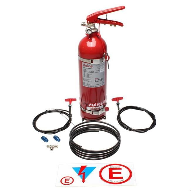 Lifeline USA 2.25 kg Zero 2000 Fire Supression Club System - Walmart.com