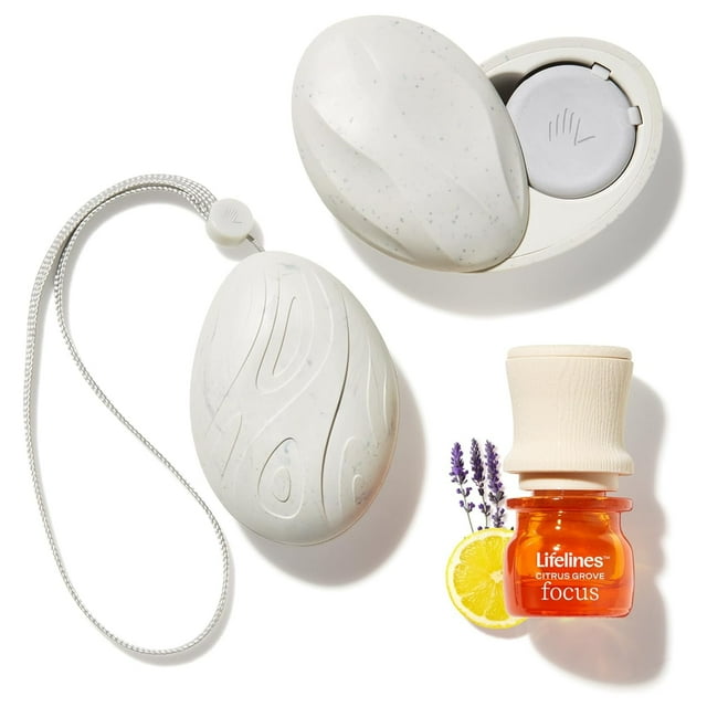 Lifelines Scent-Infused Grounding Stones, 2-Pack, Classic Pack - Portable Fidgets for Adults ...