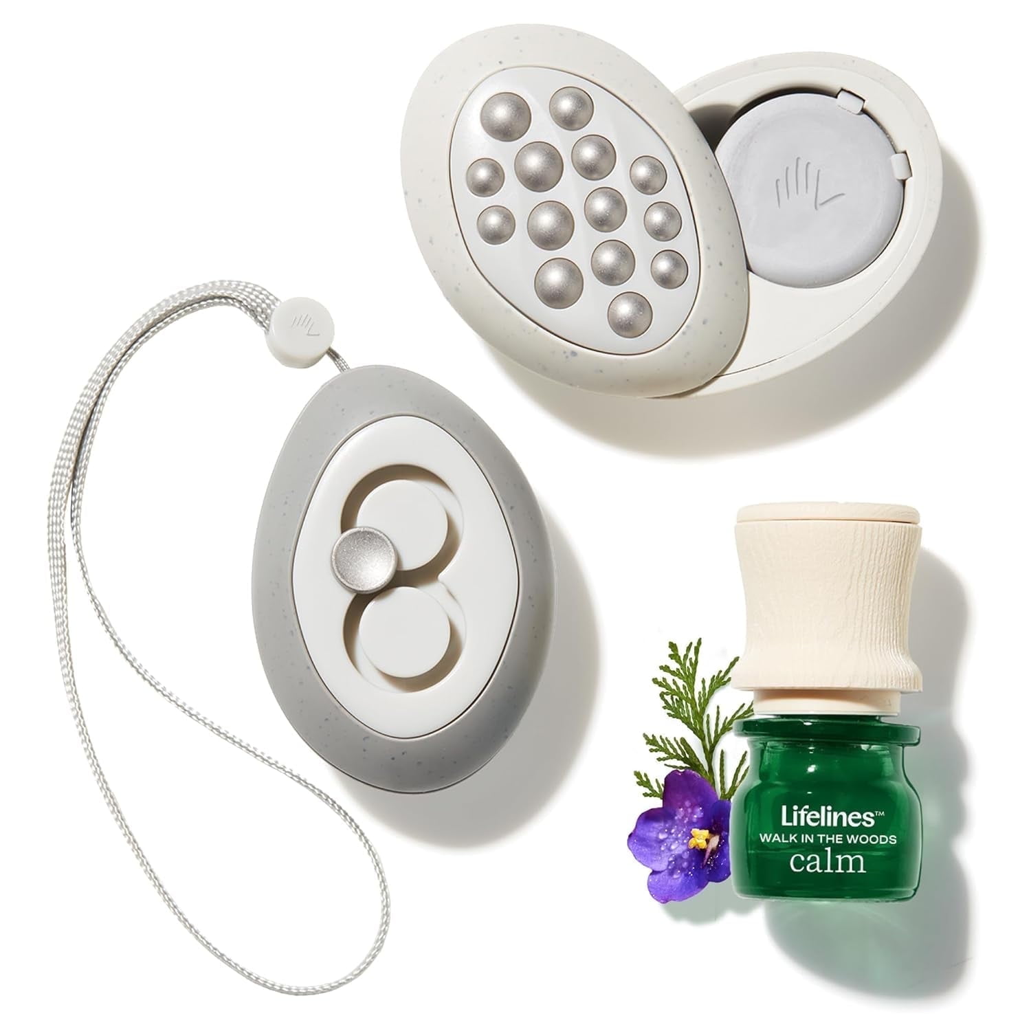 Lifelines Scent-Infused Grounding Stones, 2-Pack, Flow Pack - Portable ...